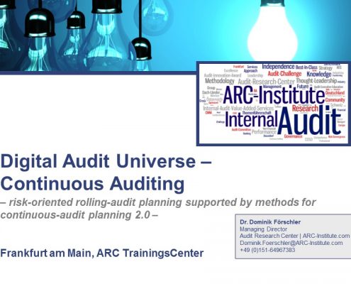 Digital Audit Universe – Continuous Auditing - Interne Revision Training